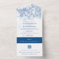 Spruce Point Inn Maine Map Elegant Navy Wedding All In One Invitation ...