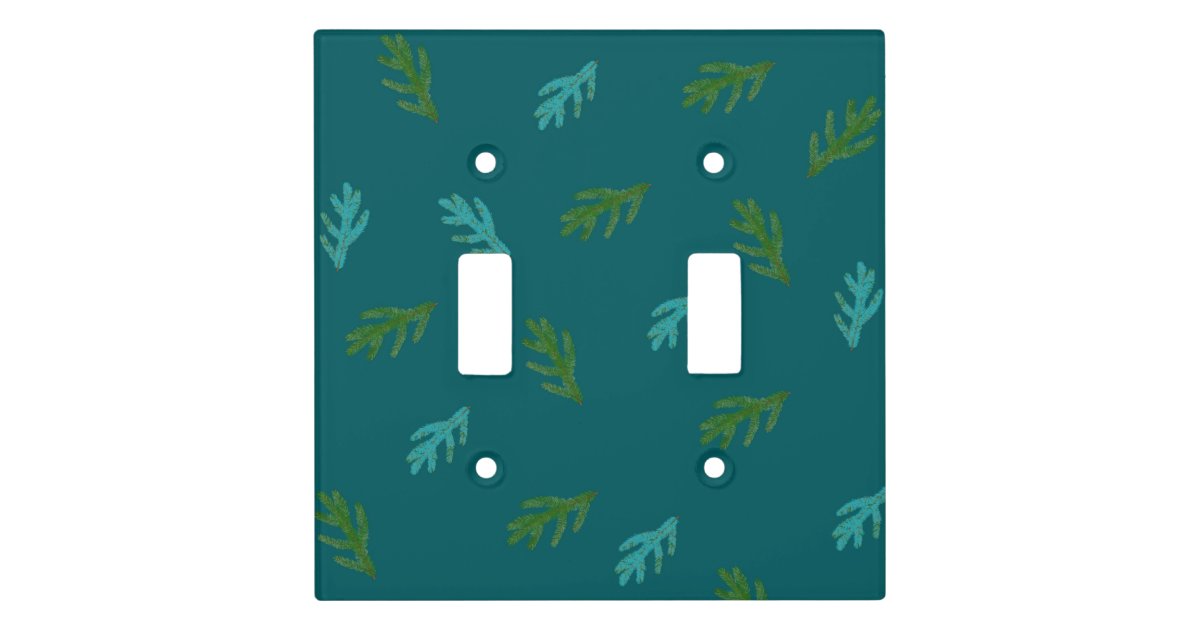 Spruce Twigs Green Forest Woodsy Fragrance Light Switch Cover | Zazzle