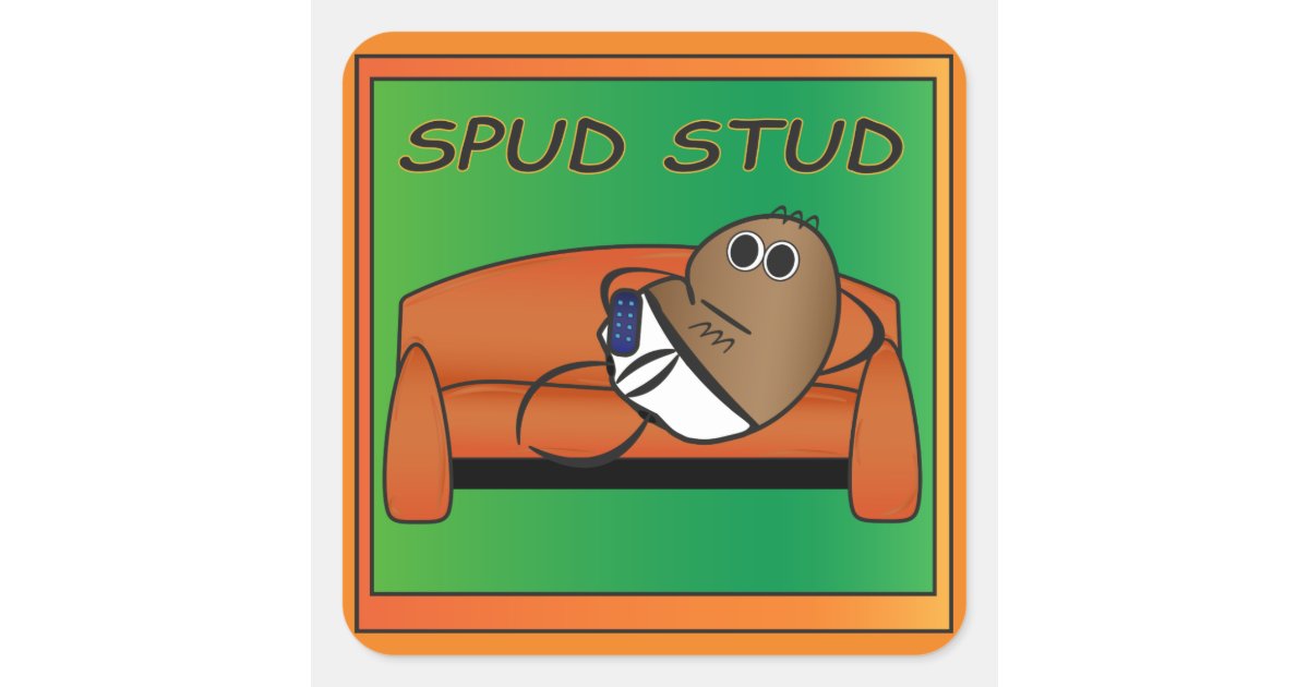 Spud Stud Sticker | Zazzle