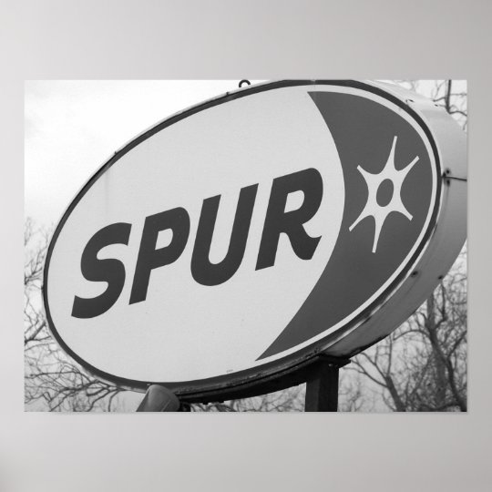 Spur Gas Station Poster | Zazzle.com