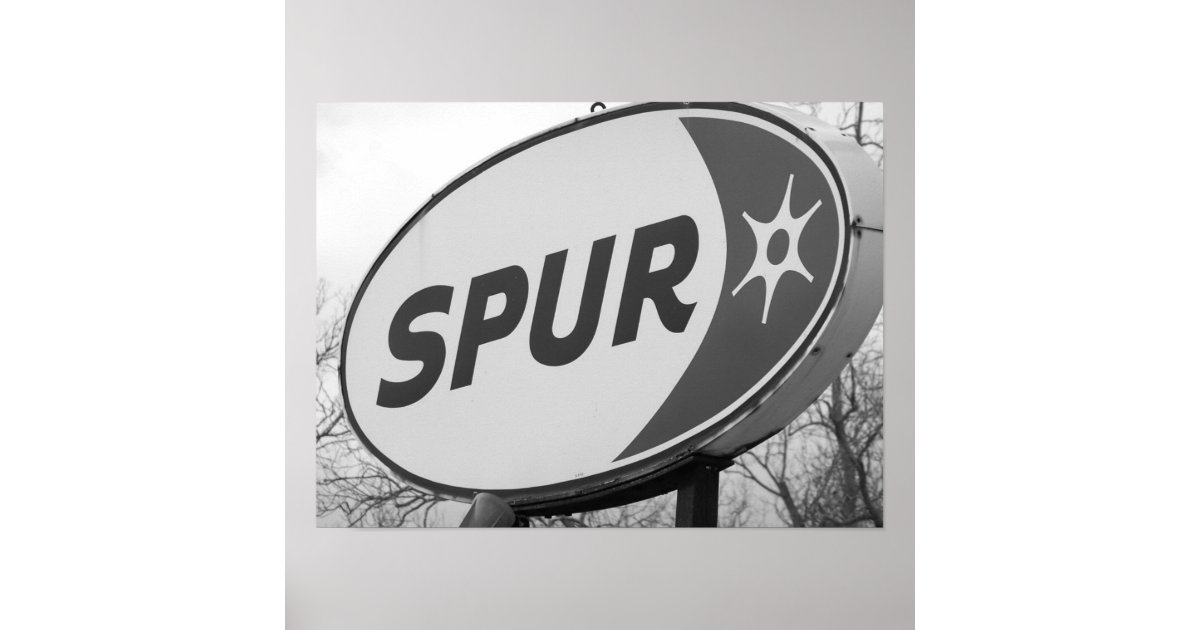 Spur Gas Station Poster | Zazzle