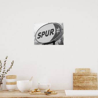 Spur Gas Station Poster | Zazzle