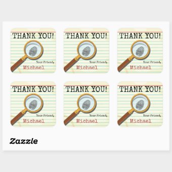 Spy Secret Agent Stickers | Zazzle