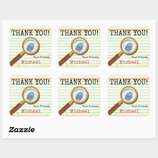 Spy Secret Agent Stickers | Zazzle