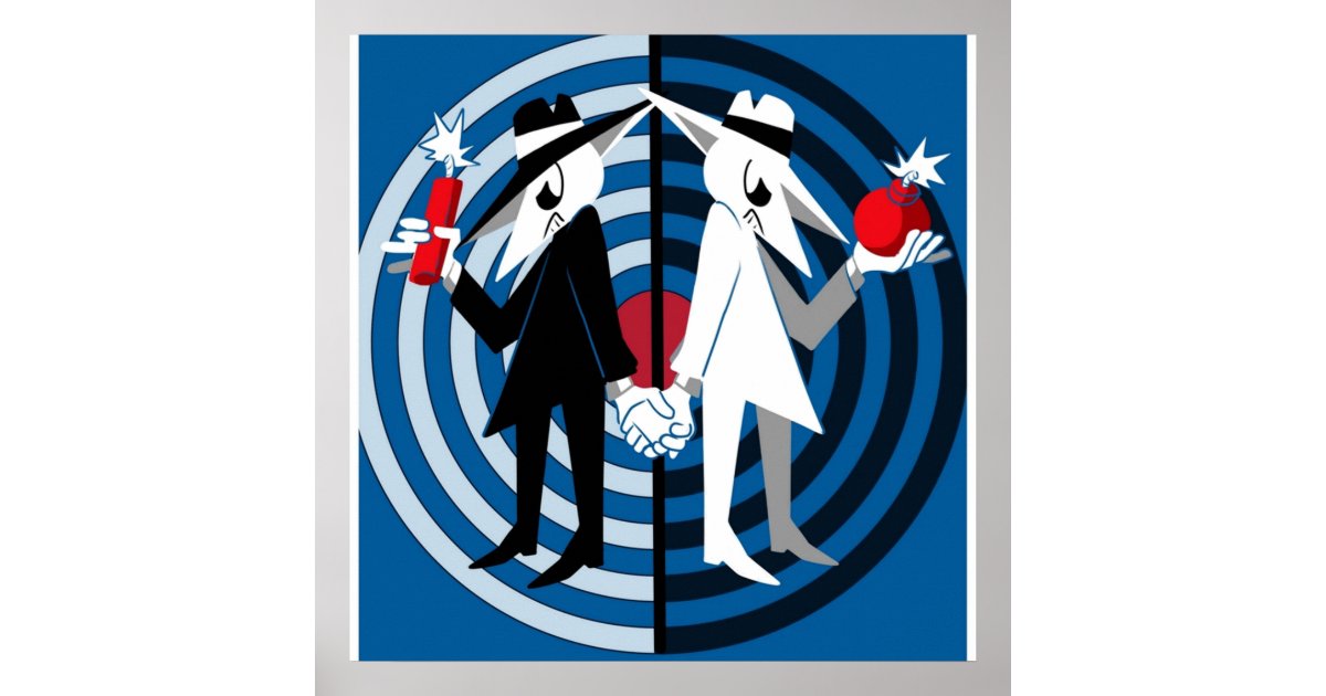 Spy vs Spy Poster | Zazzle