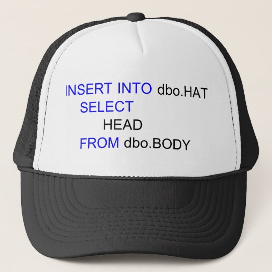 Sql Computer Programmers Hat 