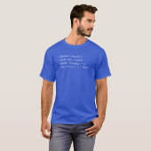 SQL Shirt - Blue | Zazzle