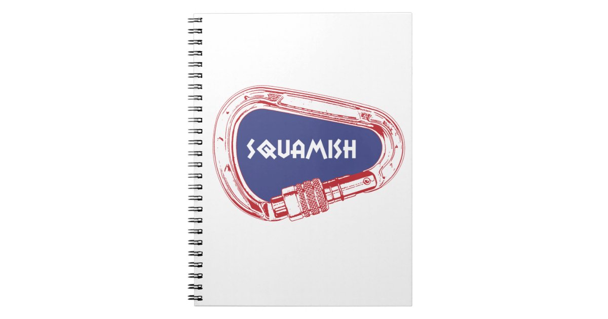 Squamish Climbing Carabiner Notebook | Zazzle