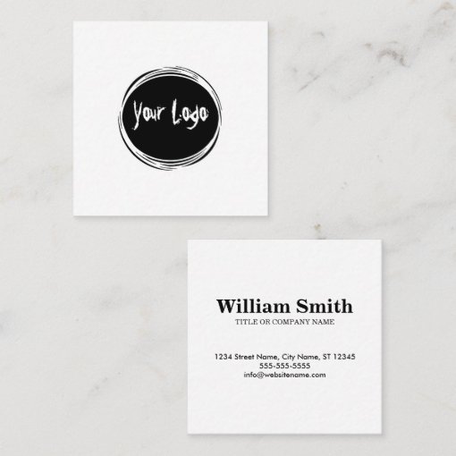 Square, 2.5" x 2.5" square business card | Zazzle