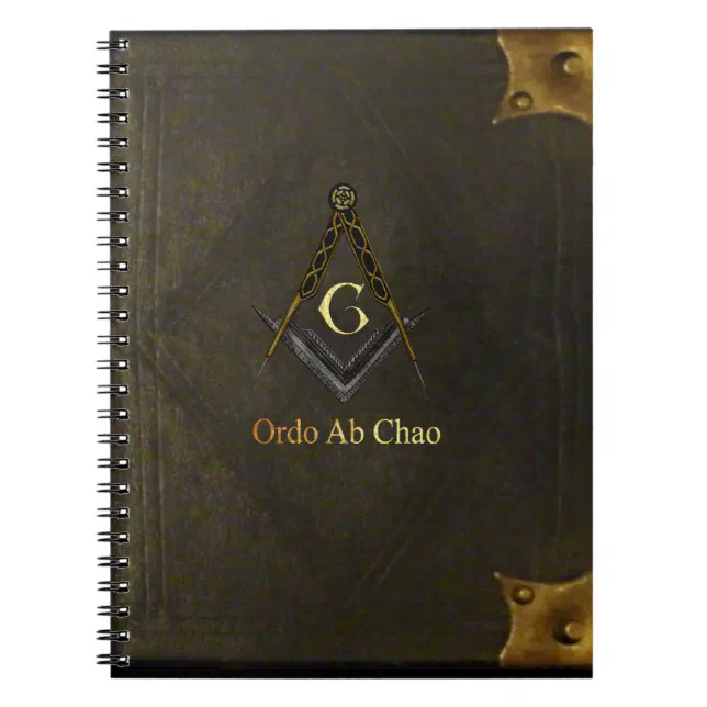 Square and Compass with All Seeing Eye Notebook | Zazzle