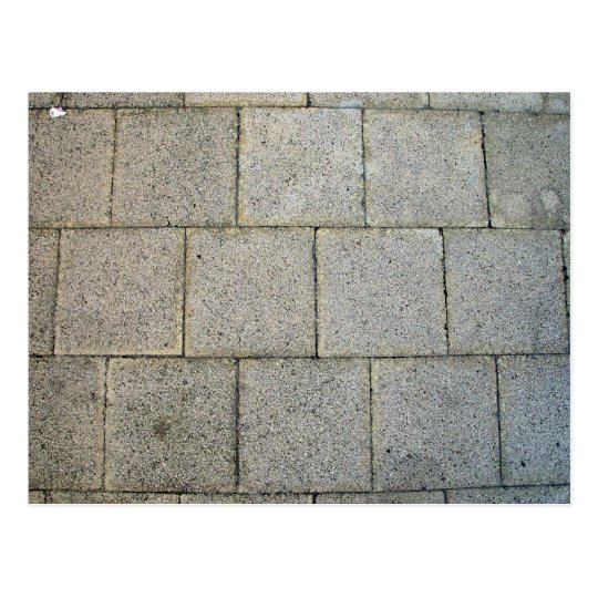 Square Brick Pavers Postcard | Zazzle.com