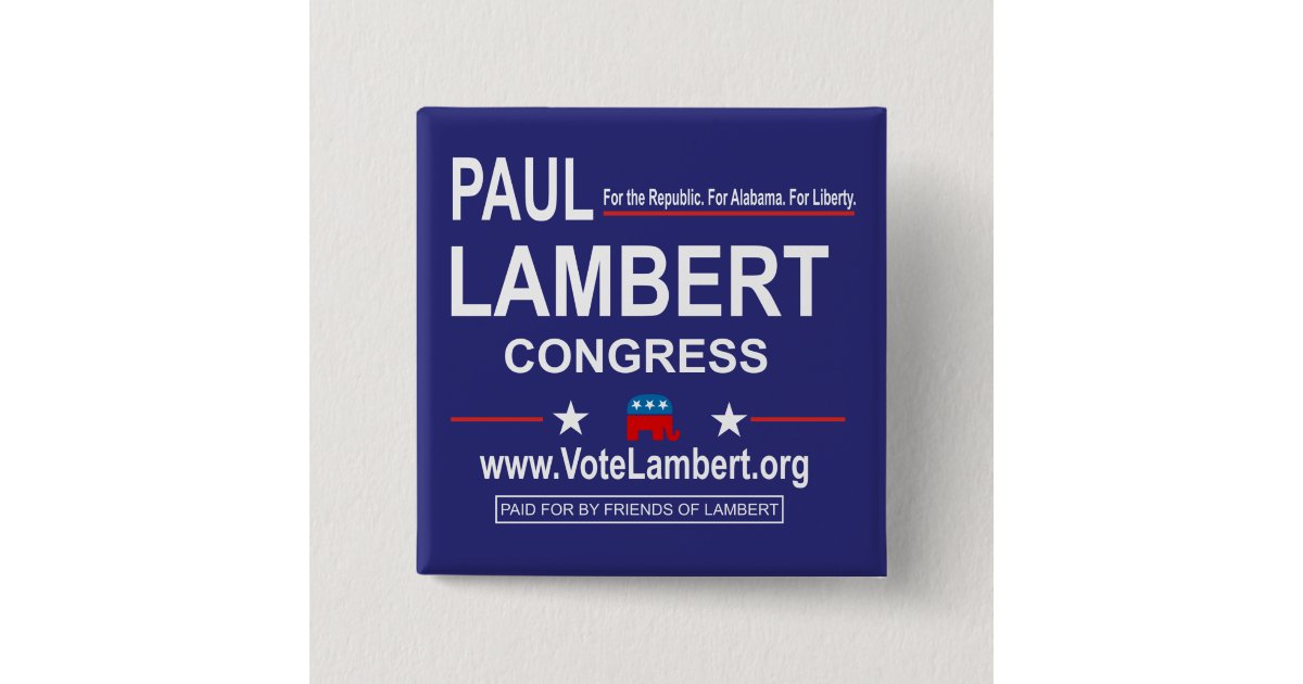 Square Campaign Button | Zazzle