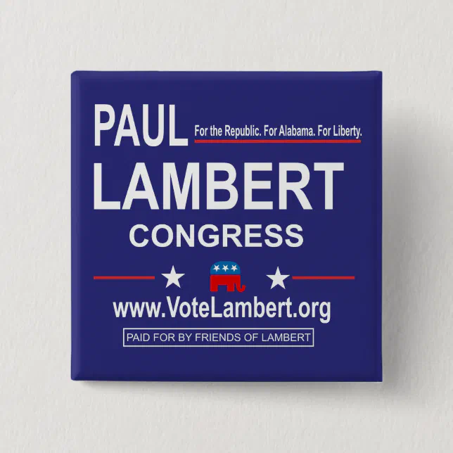 Square Campaign Button | Zazzle
