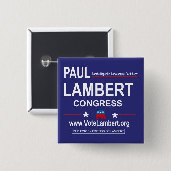 Square Campaign Button | Zazzle