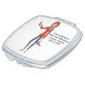 Square compact mirror | Zazzle
