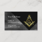 Silver Masonic Business Card Template | Freemason | Zazzle.com