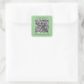 Square Connect: Business QR Code Sticker | Zazzle