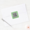 Square Connect: Business QR Code Sticker | Zazzle