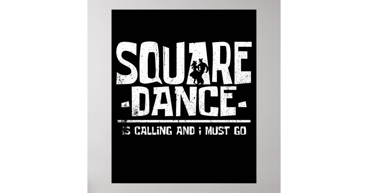 Square Dance Poster | Zazzle