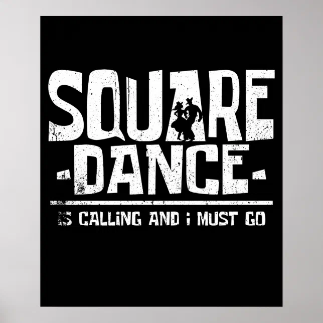 Square Dance Poster | Zazzle