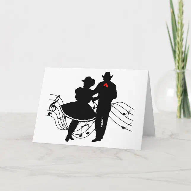 Square Dancing Card | Zazzle