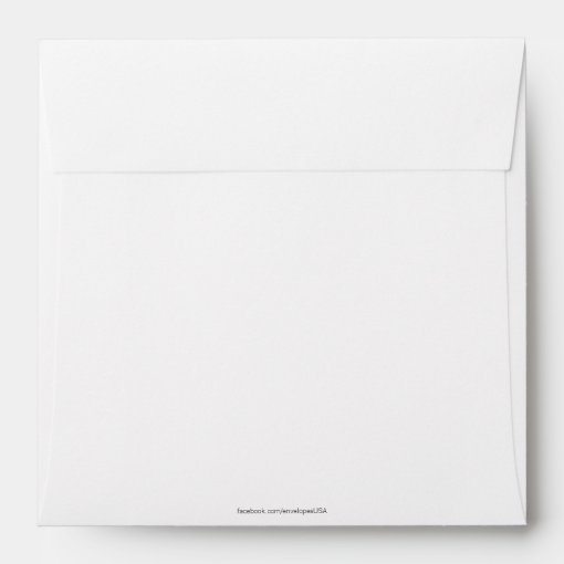 Square Envelope White Blank | Zazzle