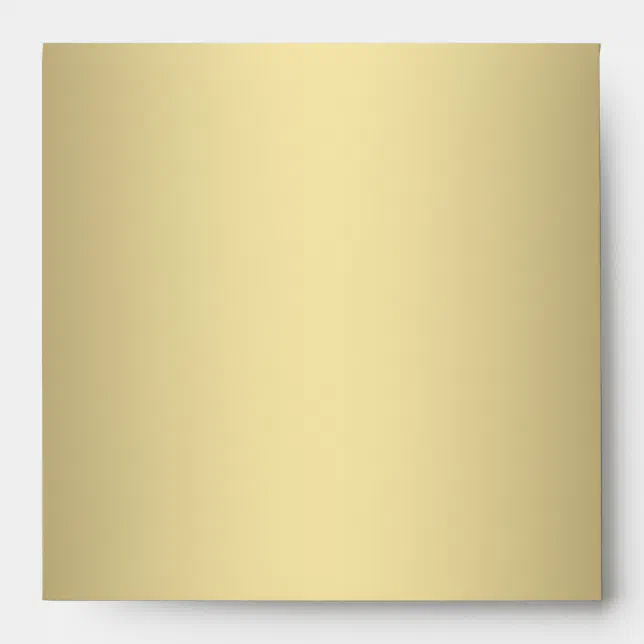 Square Gold Linen Envelopes | Zazzle