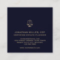 Square Legal Justice Scale Logo Business Card | Zazzle