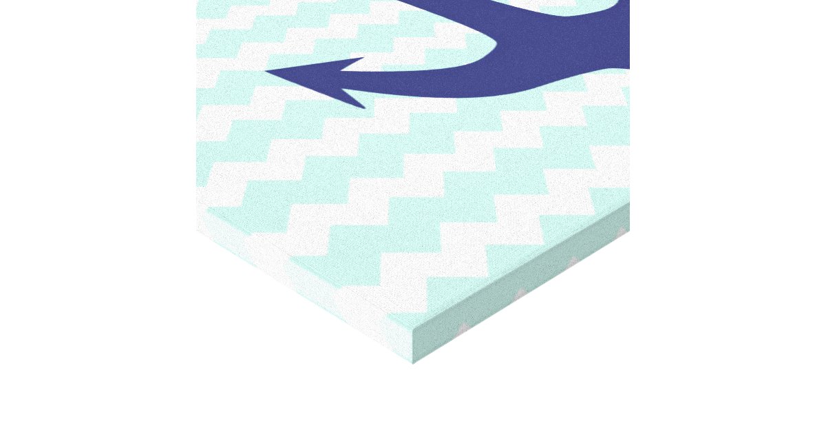 Blue Chevron With Anchor
