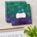 Square Peacock Color Bokeh Gold Glitter Sparkle Envelope | Zazzle