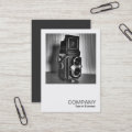 Square Photo 0172 - Vintage TLR Camera Business Card | Zazzle