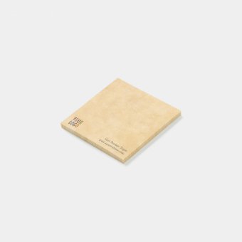 Square Post-it® Notes with Company Logo No Minimum | Zazzle