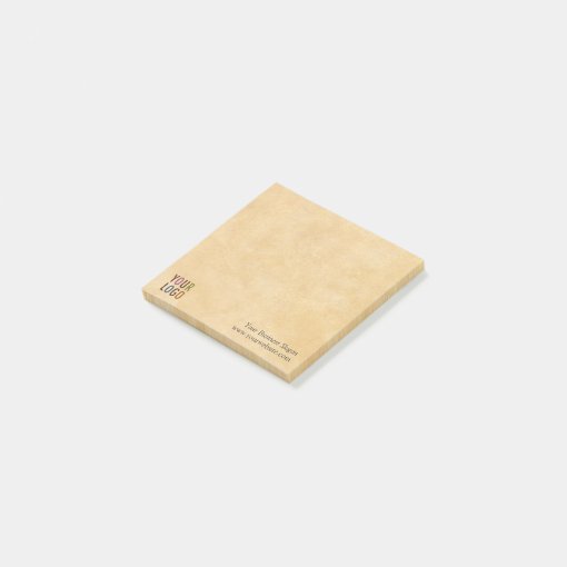 Square Post-it® Notes with Company Logo No Minimum | Zazzle