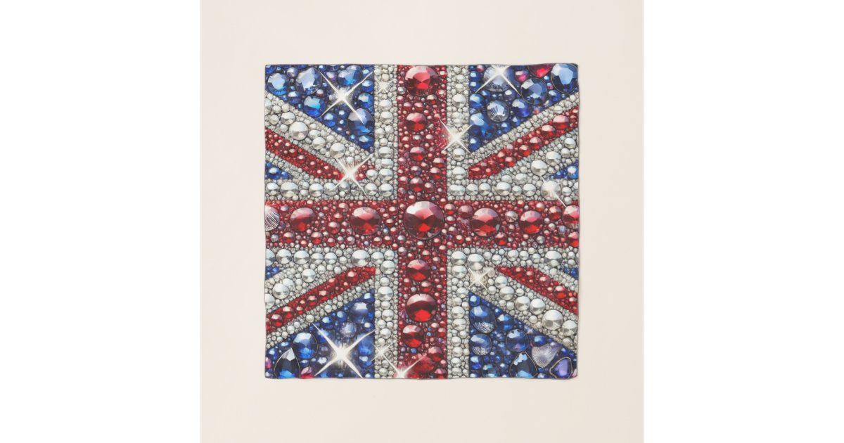 Square Scarf with British Colors | Zazzle