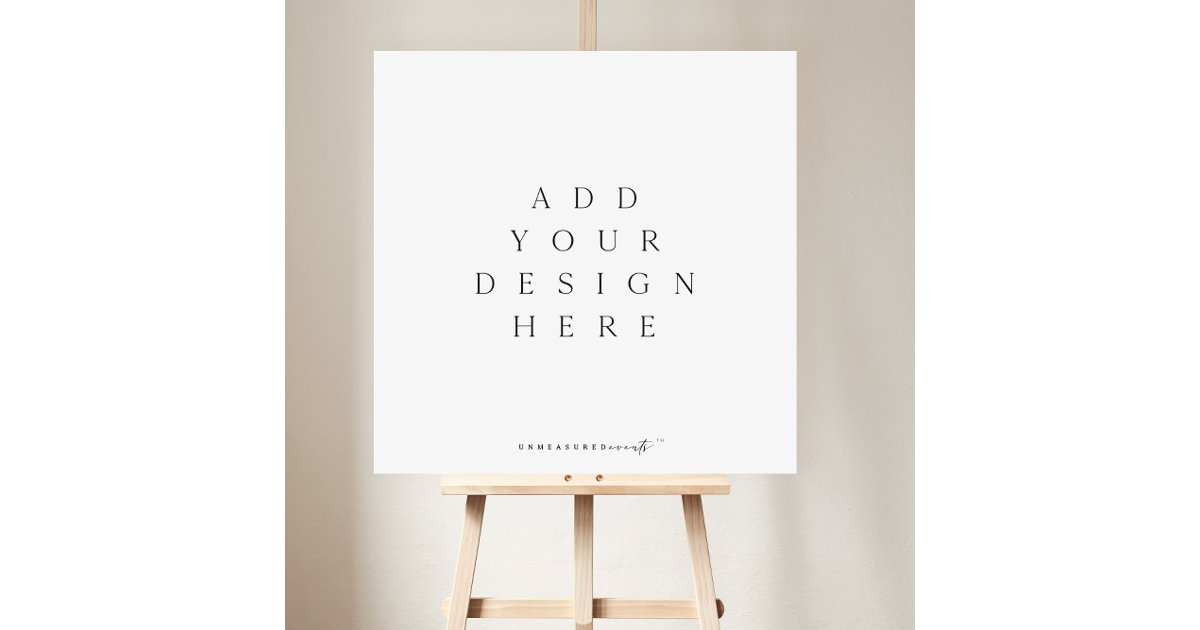 Square Sign Foam Core Board Printing | Zazzle