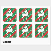 Square Stickers, Glossy, Large, 3 inch (sheet of 6 Square Sticker | Zazzle