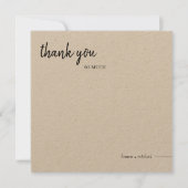 Square Thank You Card | Zazzle