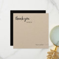 Square Thank You Card | Zazzle