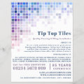 Square Tiles, Floorer, Tile Installer Advertising Flyer | Zazzle
