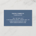 Square Tiles, Floorer, Tile Installer Business Card | Zazzle