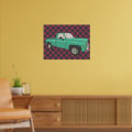 Squarebody, GMC, Chevy C10, pick up truck,stepside Poster | Zazzle