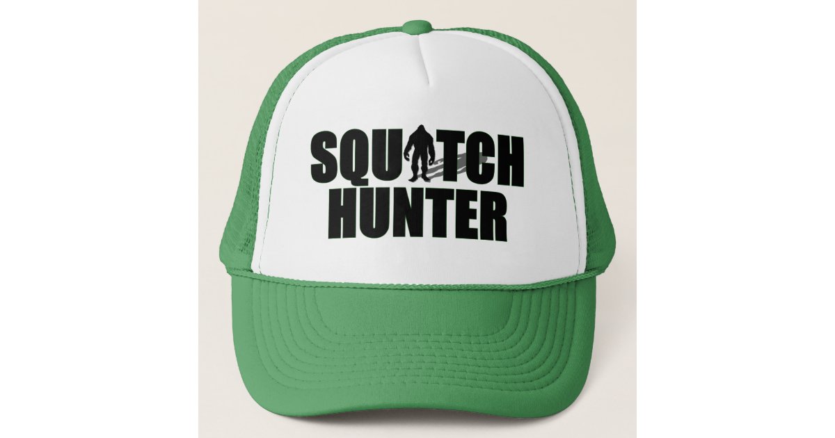 Squatch Hunter Trucker Hat | Zazzle