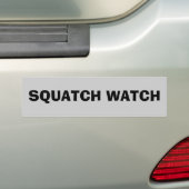 Squatch watch bumper sticker | Zazzle