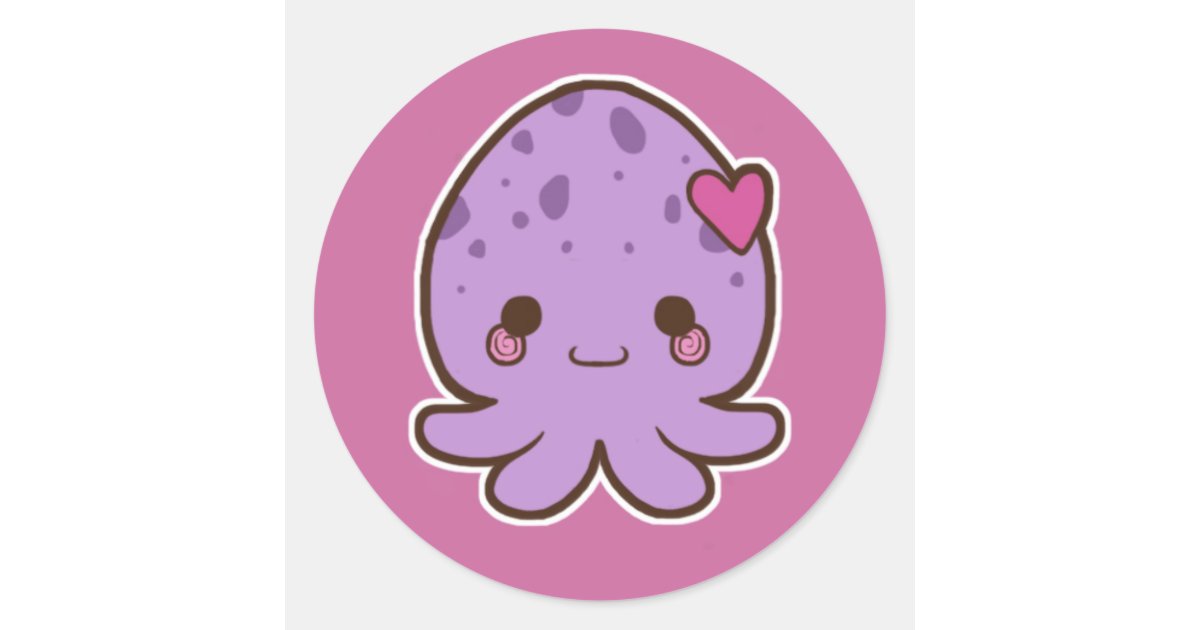 Squid Sticker | Zazzle