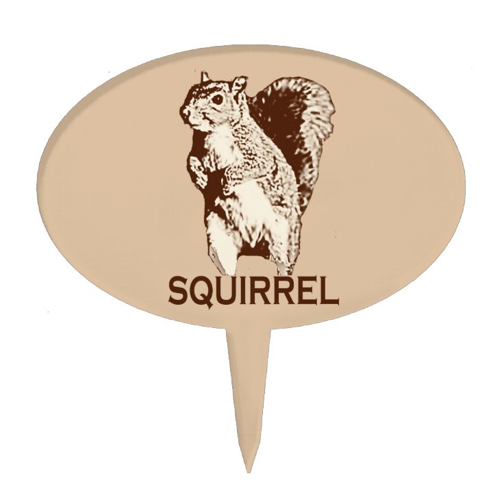 squirrel cake topper | Zazzle