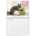 Squirrel Calendar - All New Life Lessons | Zazzle