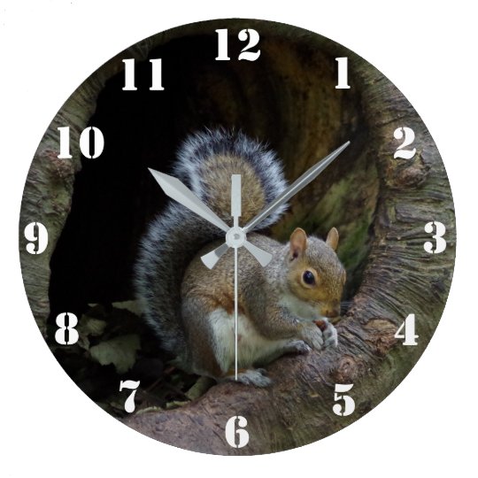 Squirrel Clock | Zazzle.com