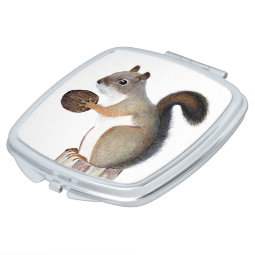 Squirrel Compact Mirror | Zazzle