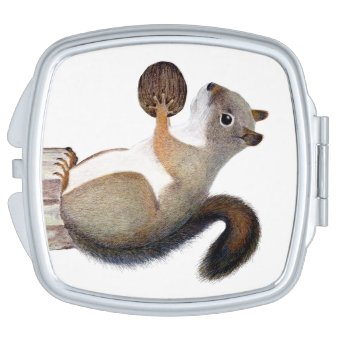 Squirrel Compact Mirror | Zazzle
