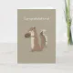 Squirrel Congratulations Card | Zazzle
